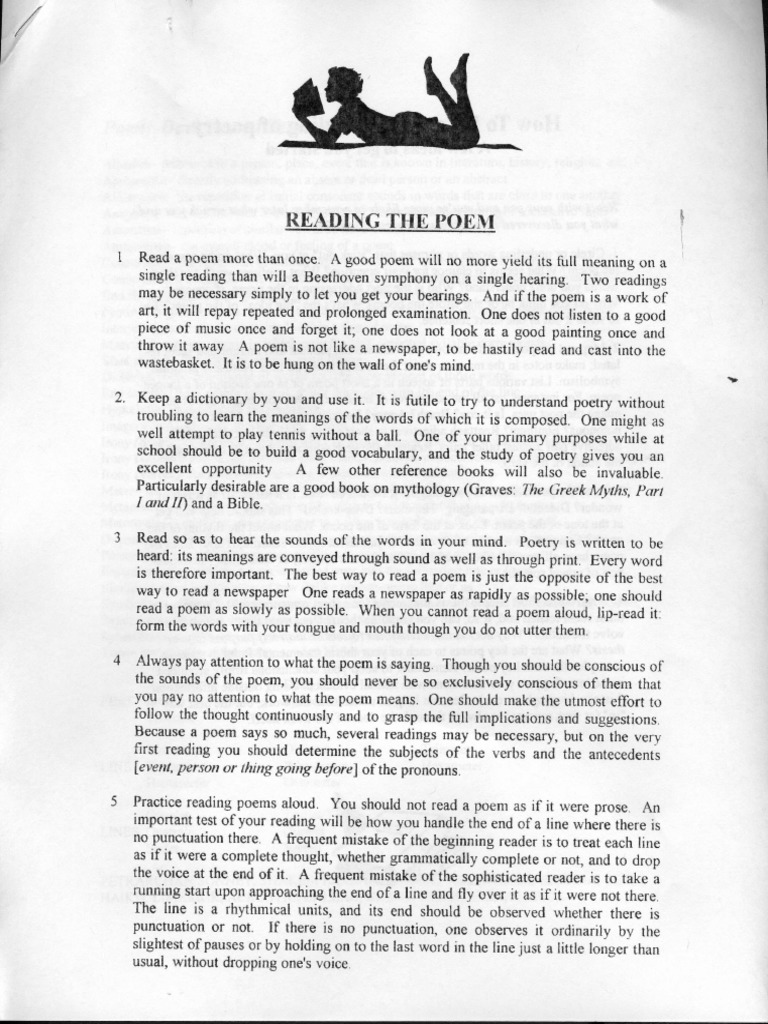 Approaching Poetry | PDF