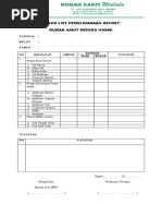 Checklist Pemeriksaan Berkala Bangunan Gedung | PDF | Griya & Taman ...