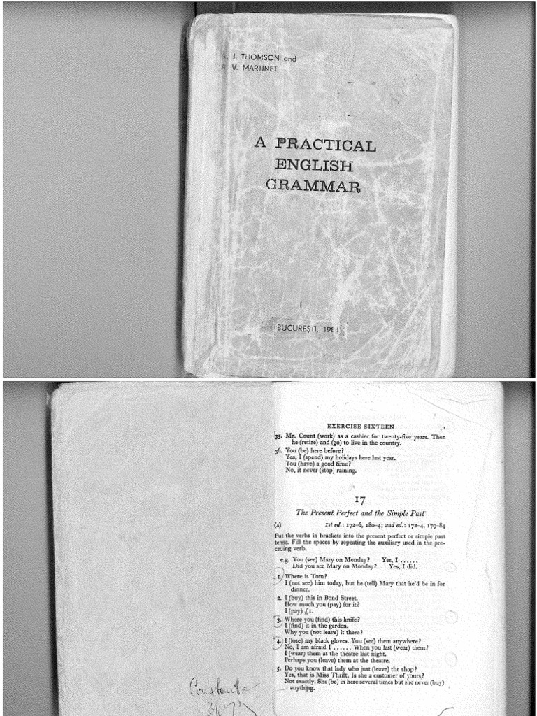 Practical English Grammar - A.J.thomson&a.v.martinet | PDF