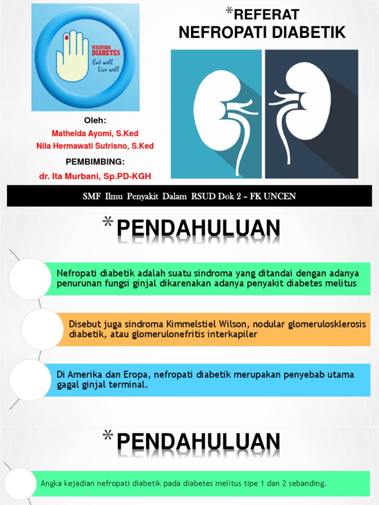Nefropati Diabetik: Definisi dan Penanganan | PDF | Sains & Matematika