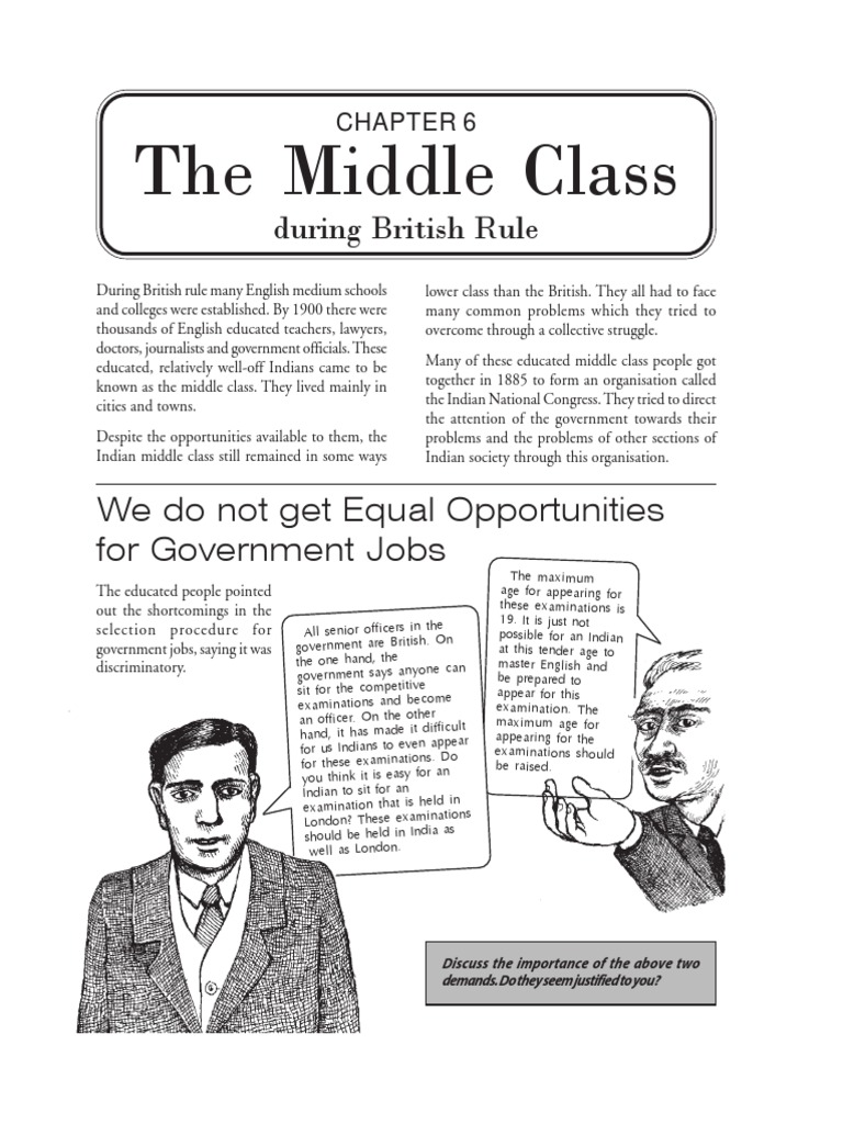 10 The Middle Class During British Rule | PDF | British Raj | Government