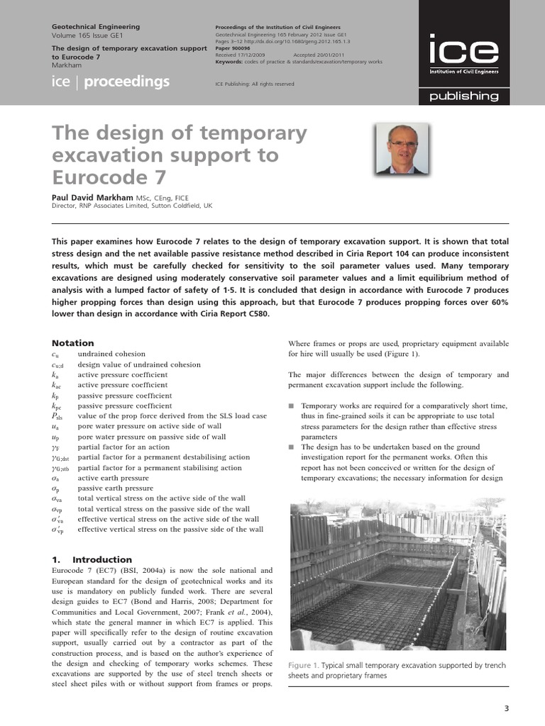 An Analysis of the Application of Eurocode 7 Standards to the Design of ...