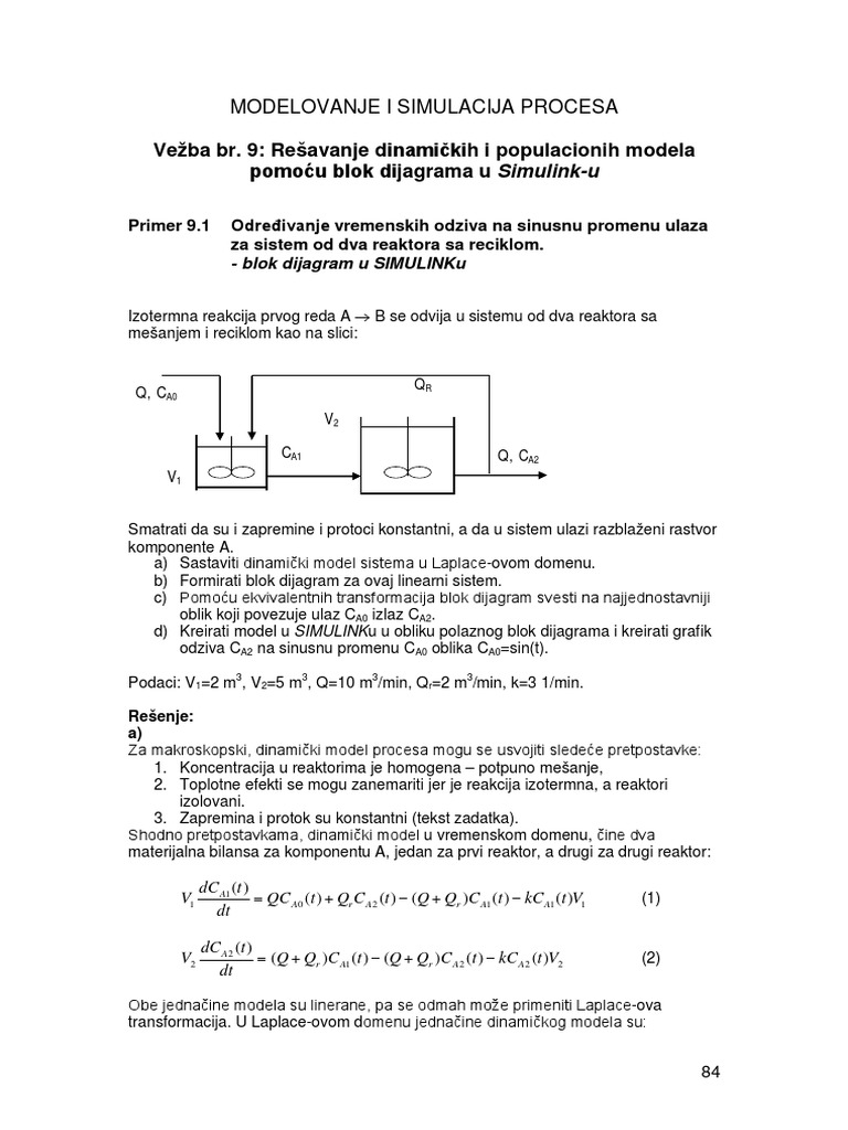 MODELOVANJE - Vezba 9 | PDF