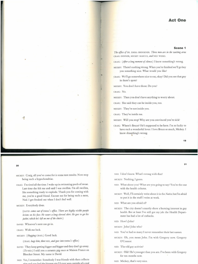 The Normal Heart (Larry Kramer) | PDF