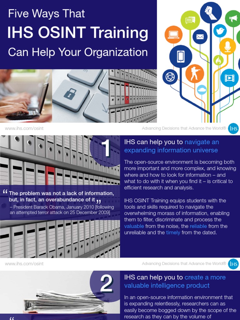 IHS Janes Five Ways That IHS OSINT Training Can Help Your Organization ...