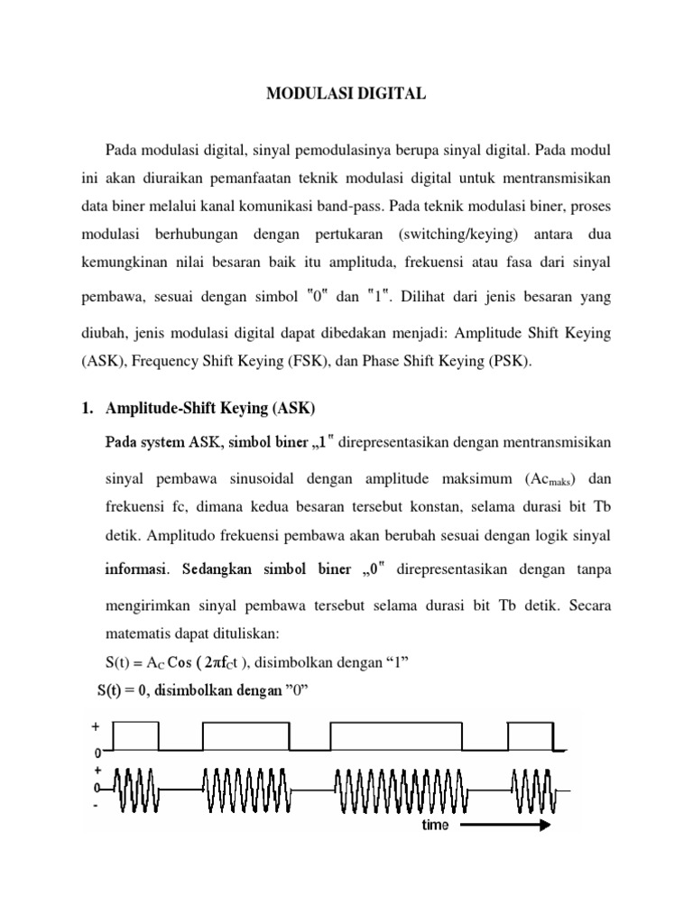 Modulasi Digital Ich | PDF