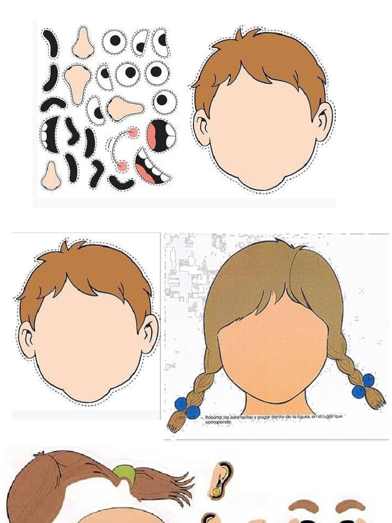 Caras y Emociones para Armar | PDF