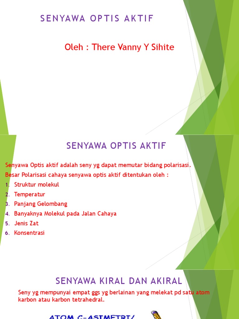 Senyawa Optis Aktif | PDF