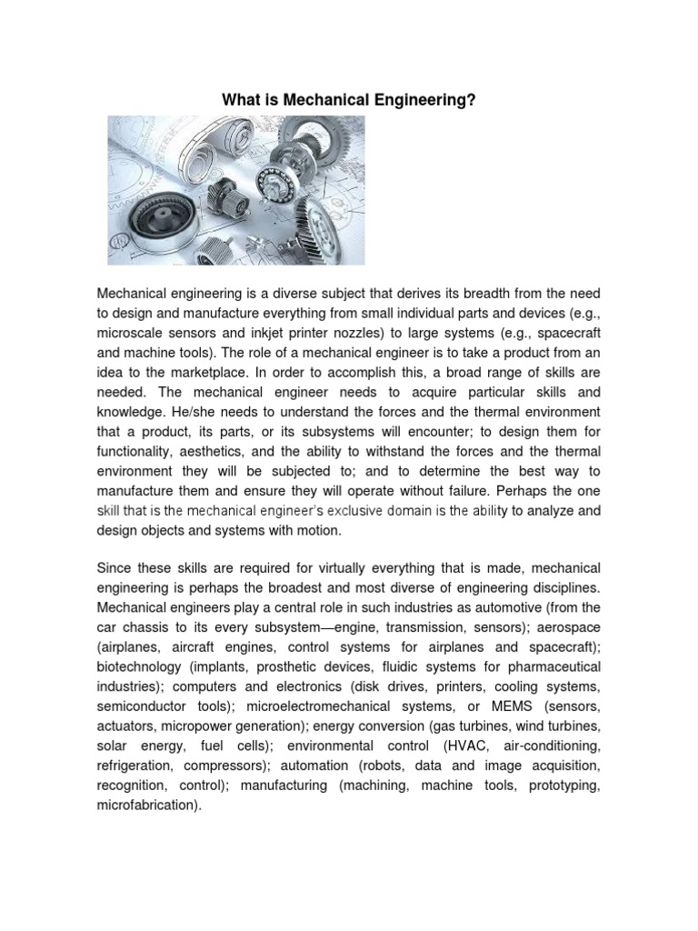 Reading Mechanical Engineering | PDF | Machines | Mechanical Engineering