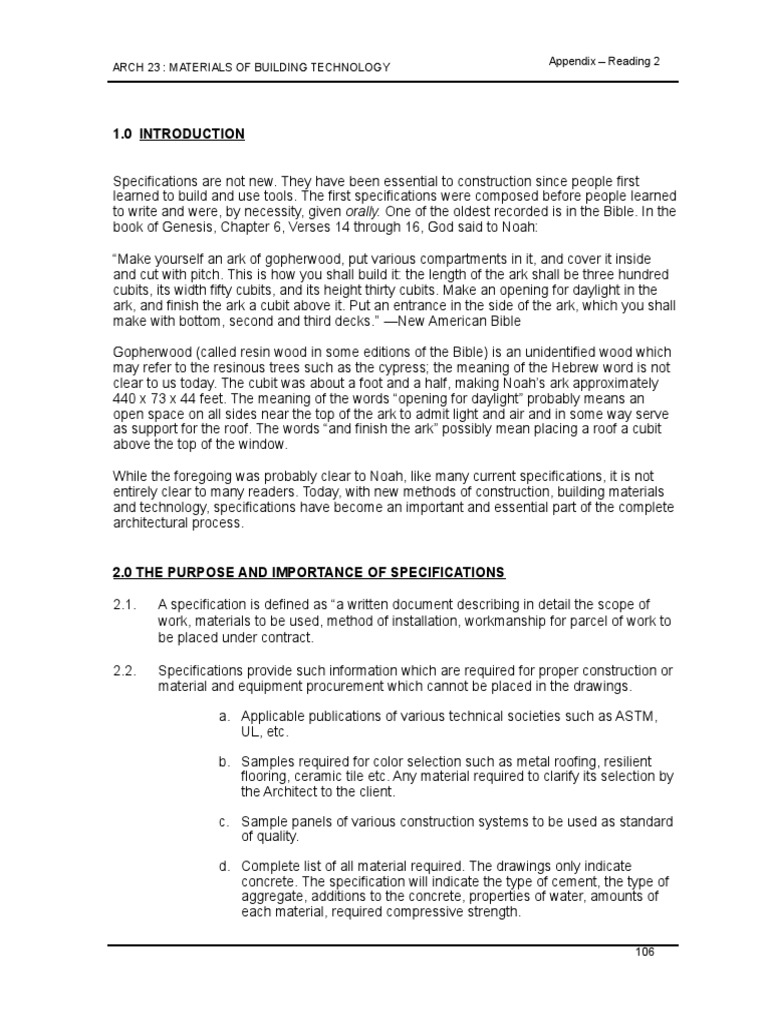 Appendix2-UAP Doc 307-Specs Wrtiting | PDF | Specification (Technical ...