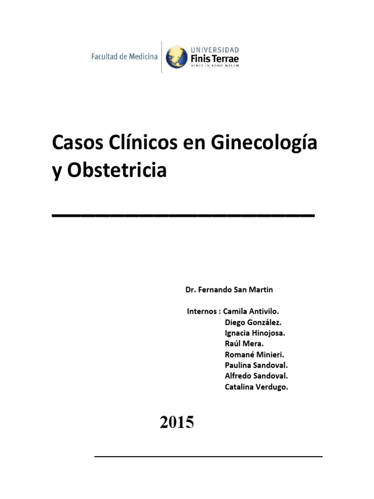 Casos Clínicos Ginecología y Obstetricia 2016 | Aborto espontáneo | Embarazo