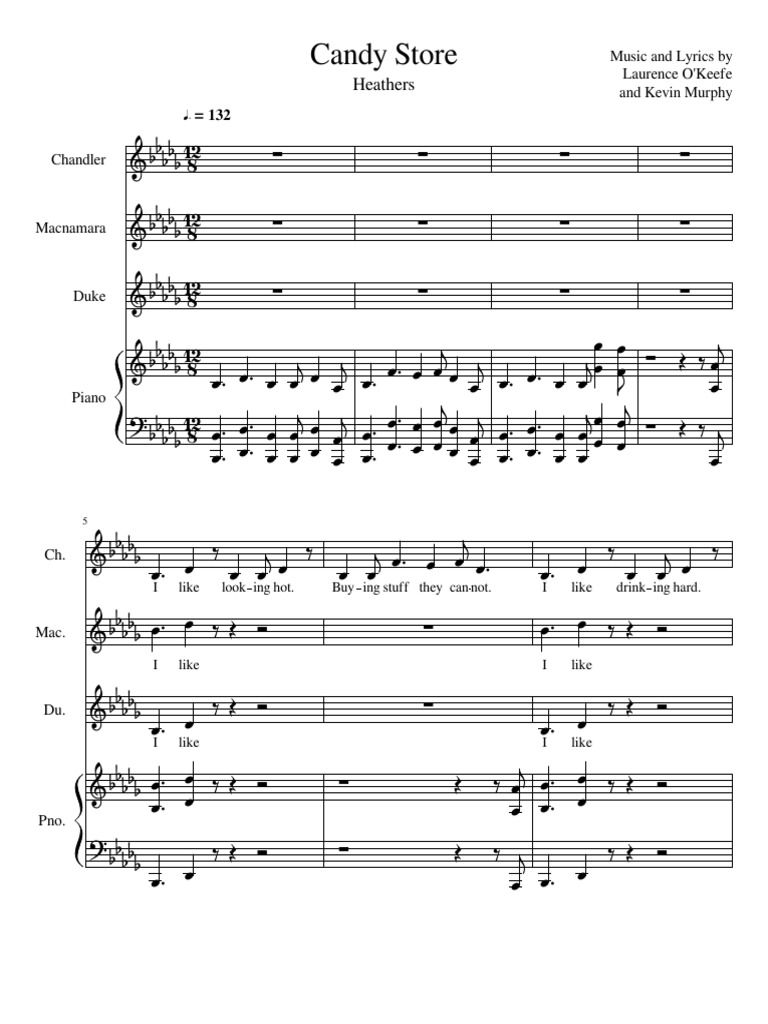 Candy Store - Heathers PDF | PDF | Leisure