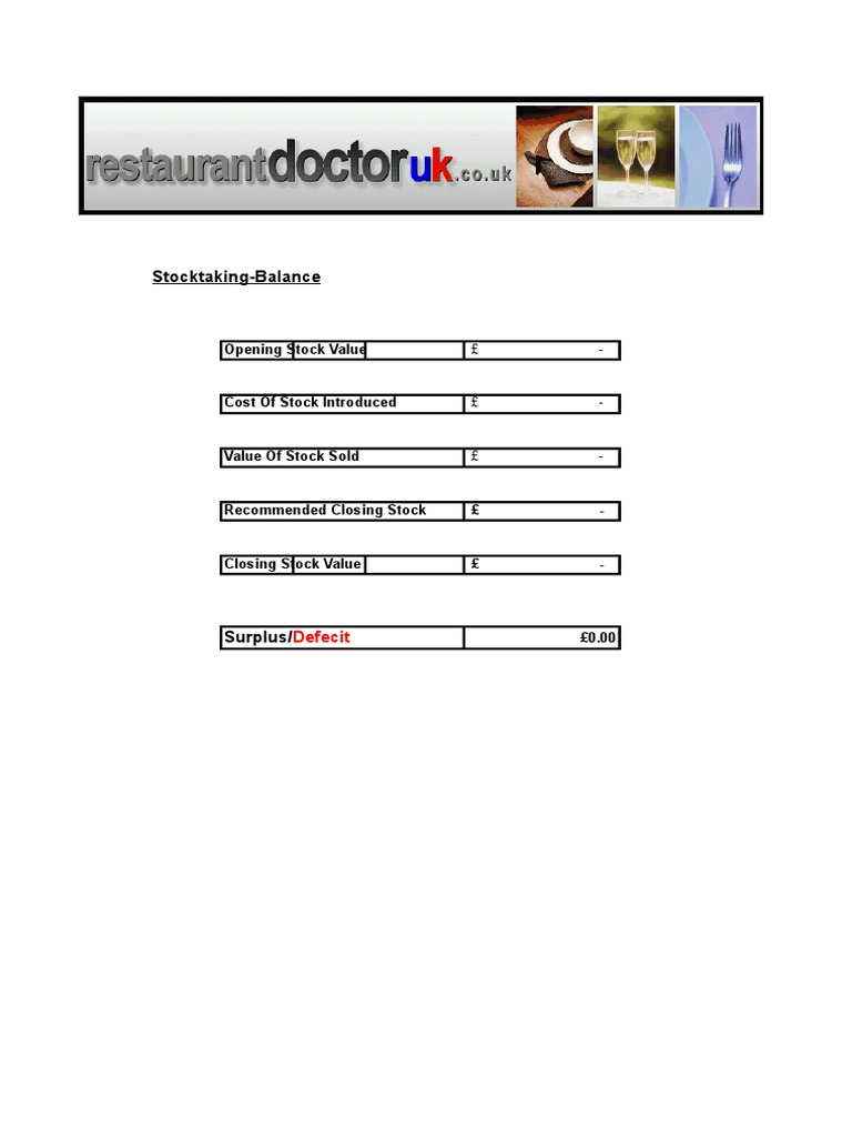 Stockbalance (Full Stock Take) | PDF