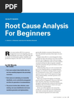 Root Cause Analysis | PDF | Reliability Engineering | Specification (Technical Standard)