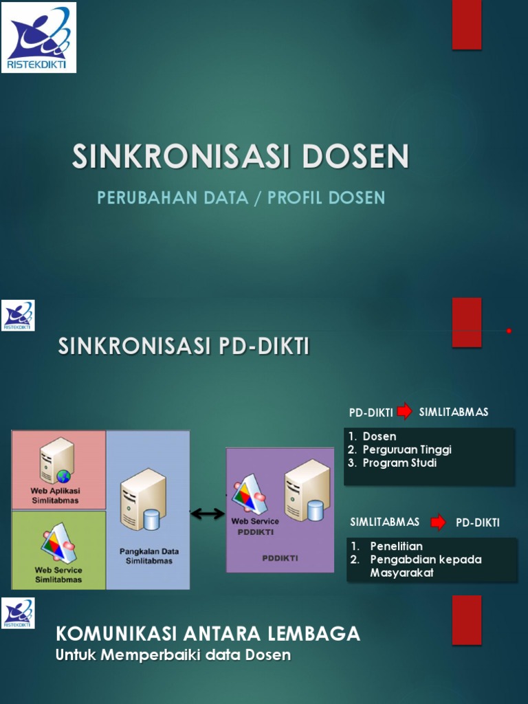 Panduan Sinkronisasi Perbaikan Data Dan Profile Dosen PDF | PDF