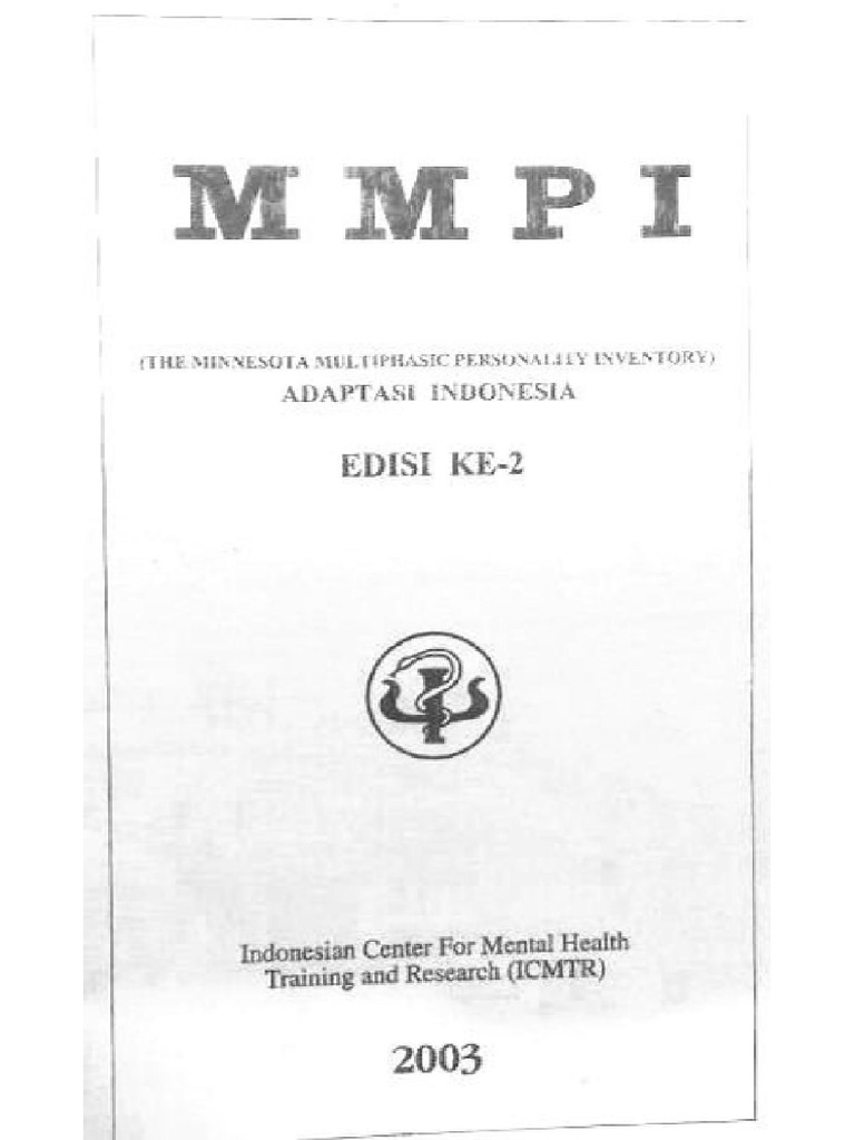 Test MMPI-2 | PDF