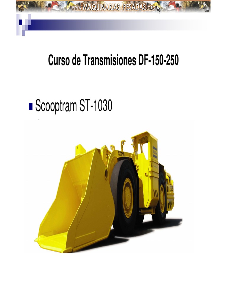 Curso Transmisiones Scooptram st1030 Atlas Copco PDF | PDF ...