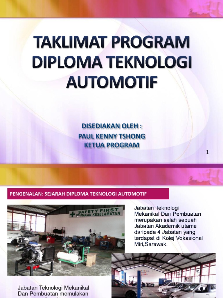 Diploma Teknologi Automotif KV | PDF