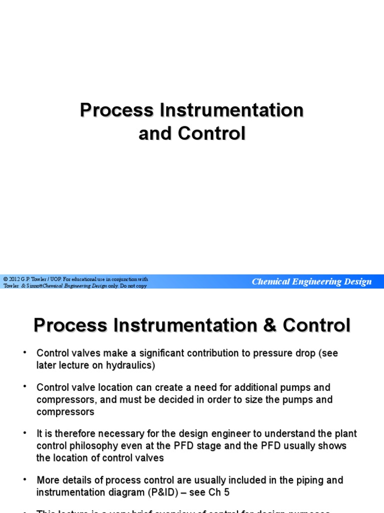 5 Process Control | PDF | Pressure Measurement | Instrumentation