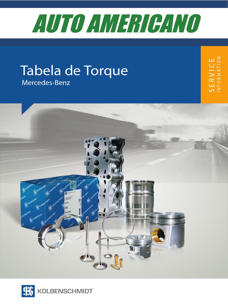 KS Tabela de Torque MB PDF | PDF | Motor de Combustão interna | Carro