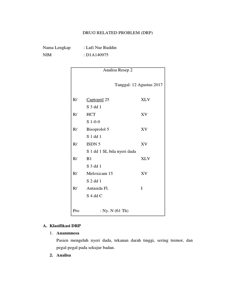 Drug Related Problem | PDF