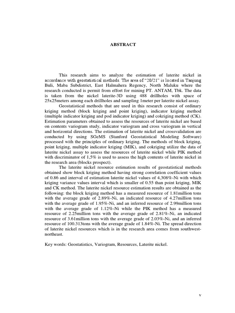 Abstract Data Analysis Statistics