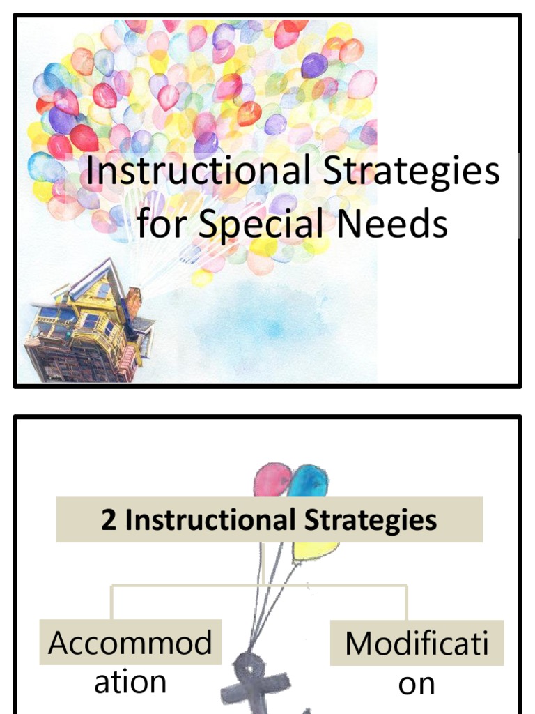Strategies for Special Education Accommodations | PDF | Homework ...