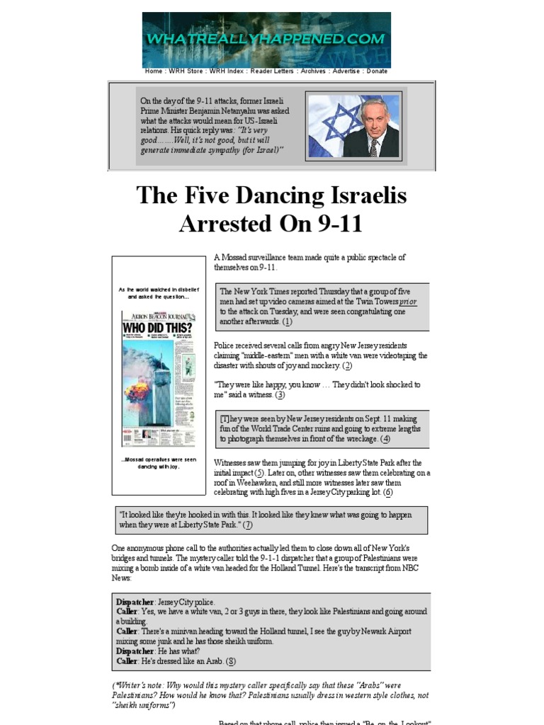 9/11: The Five Dancing Israelis | PDF | September 11 Attacks | Osama ...
