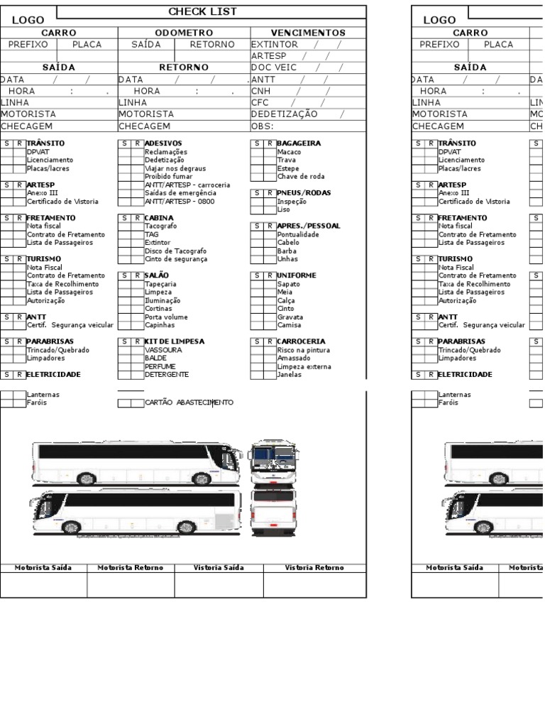 Check List Onibus | PDF