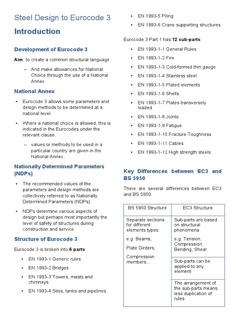 1 Introduction To EC3 Handout PDF | PDF