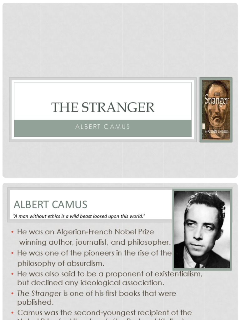 The Stranger With Analysis and Summary | PDF | Albert Camus | Science