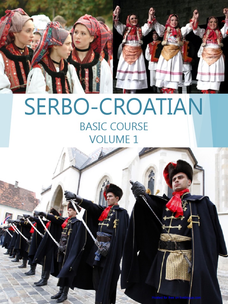 Serbo-Croatian Basic Course - Volume 1 - Student Text | PDF ...