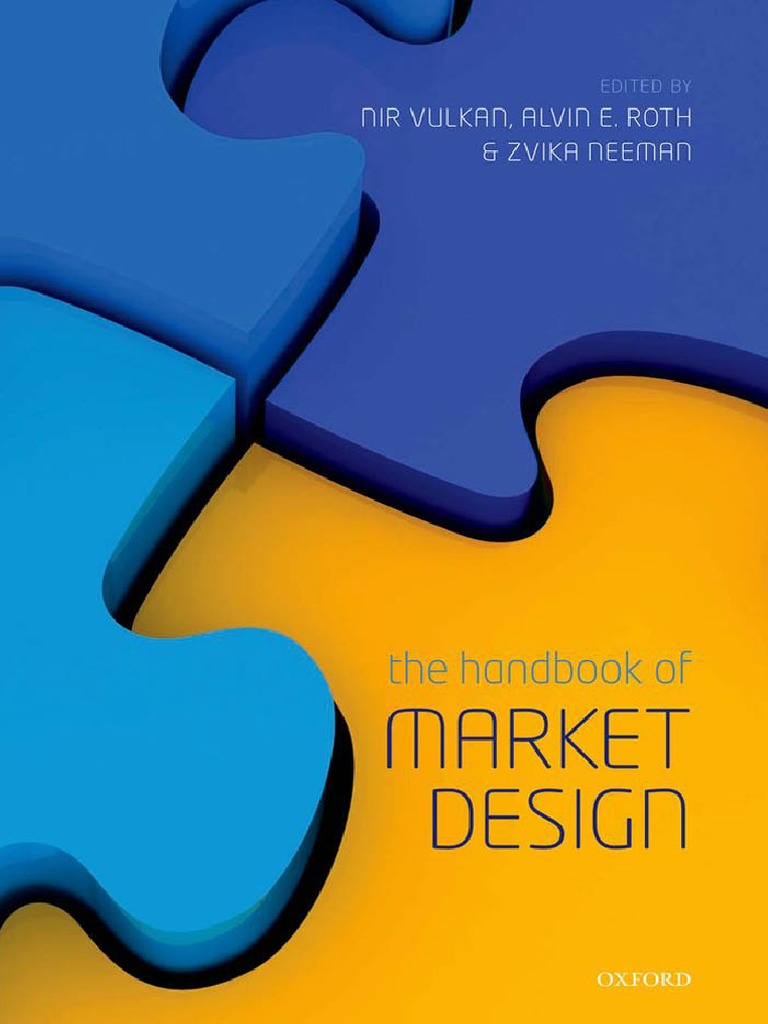 The Handbook of Market Design | PDF | Economics | Economies