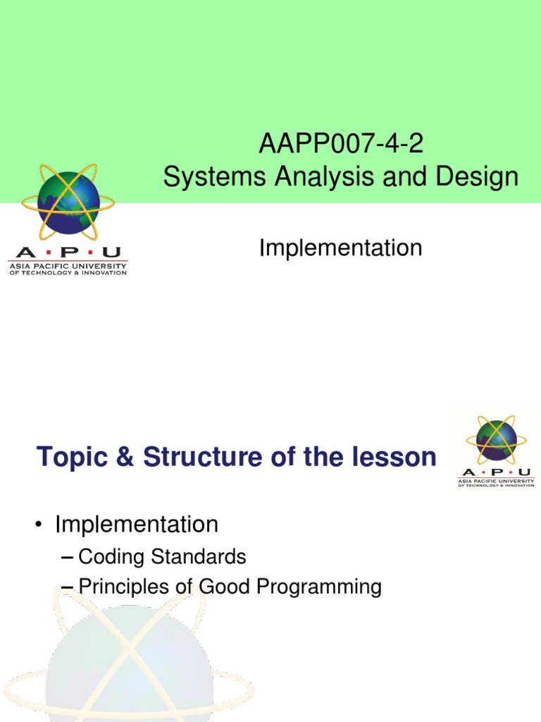 Week 12 SYAD-Implementation Testing | PDF | Software Testing | Unit Testing