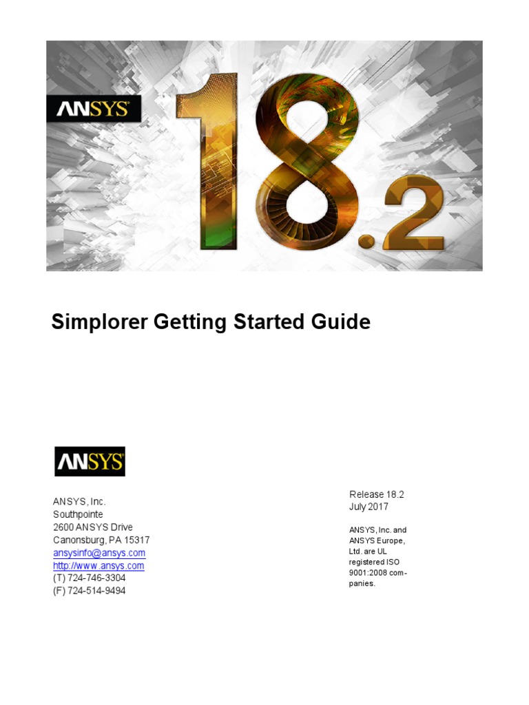 Simplorer Getting Started Guide | PDF | Rectifier | Trademark