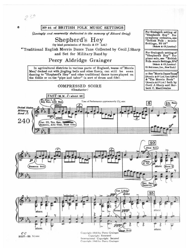Greinger, P, - Shepherd's Hey (Score).pdf