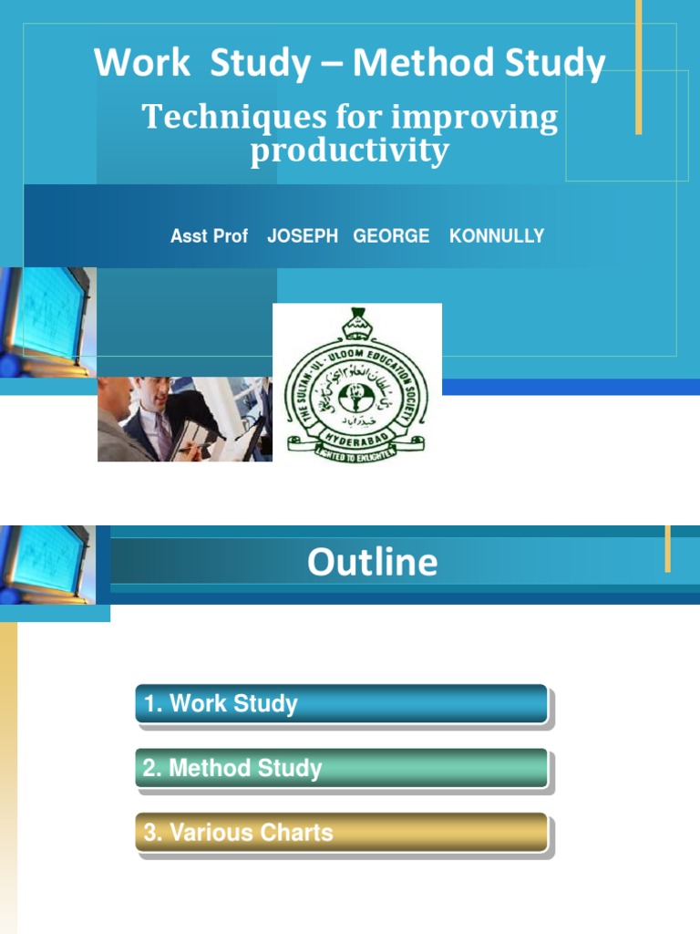 Improving Workplace Productivity through Systematic Analysis of Work ...