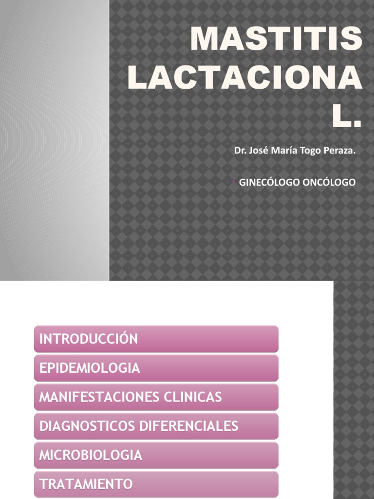 Mastitis | PDF | Staphylococcus Aureus | La salud de la mujer