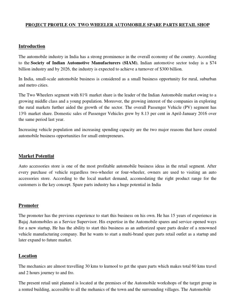 Automobile Spare Parts | PDF | Car | Automotive Equipment