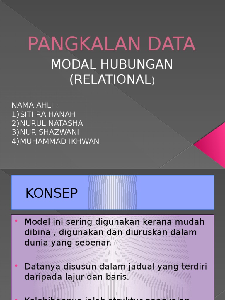 Pangkalan Data (Hubungan) | PDF