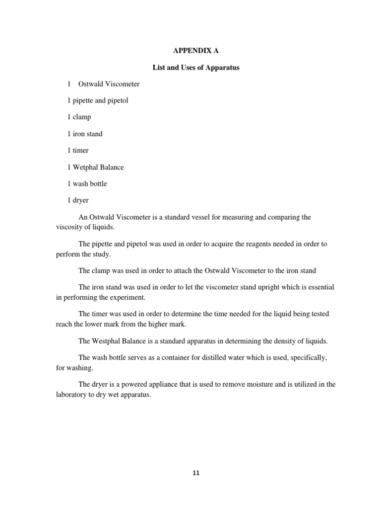 Appendix A and B Exp 3 Final | PDF