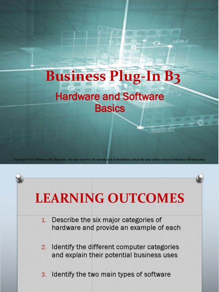 Business Plug-In B3: Hardware and Software Basics | PDF | Computer Data Storage | Central ...