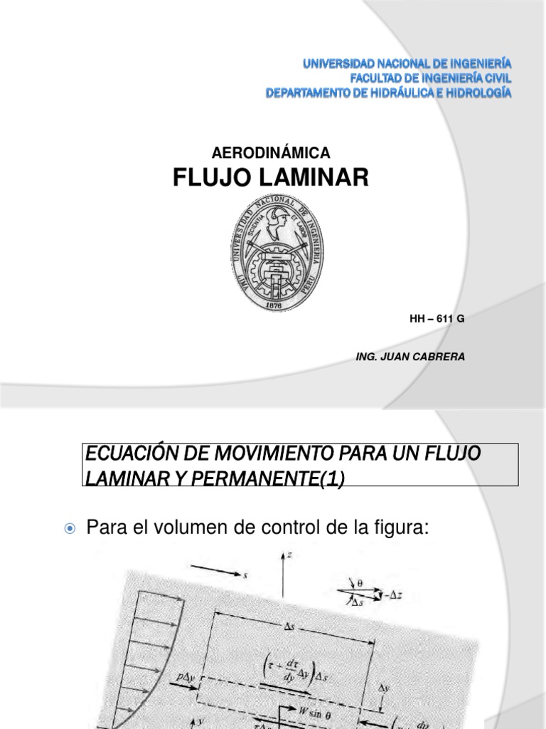 Flujo Laminar | PDF | Movimiento (física) | Fuerza
