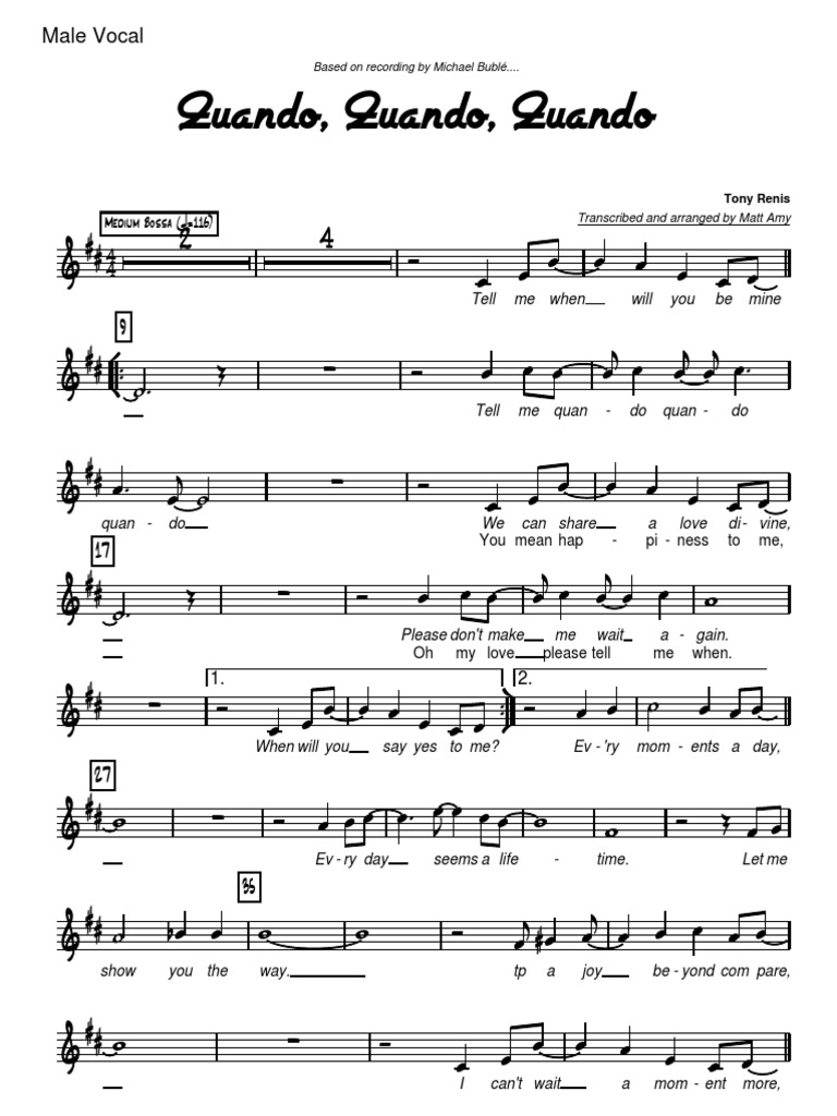 Quando | PDF | Popular Music | Aerophones