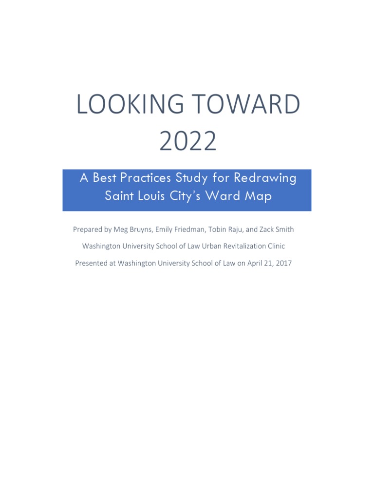 Fair Redistricting - Final Report | PDF | Redistricting | Voting Rights ...