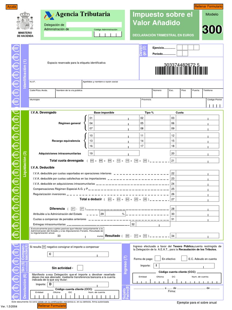 Modelo 300 Iva PDF | PDF