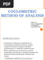 Principle and Instrumentation of Coulometry | PDF | Physical Chemistry ...