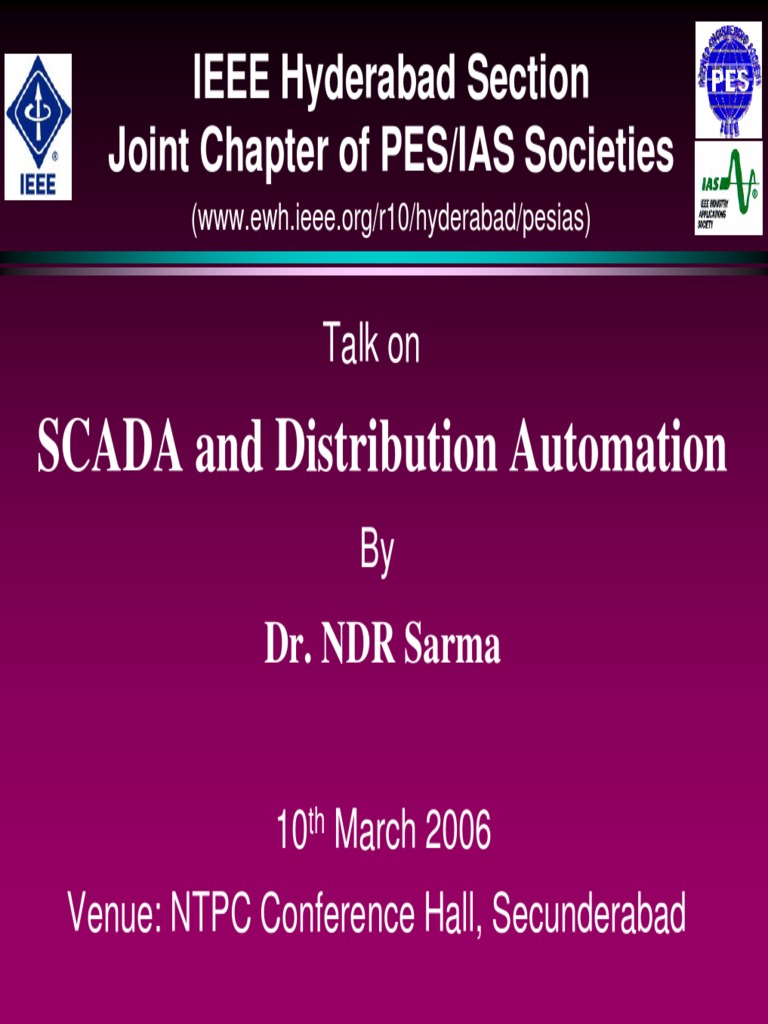 Scada For Power Distribution | PDF | Electrical Substation | Electric ...