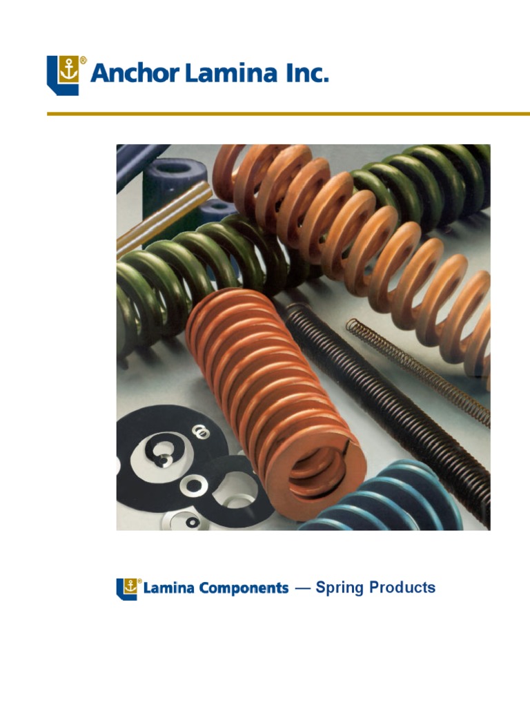 Spring Catalog PDF | PDF | Machine Tool | Steel