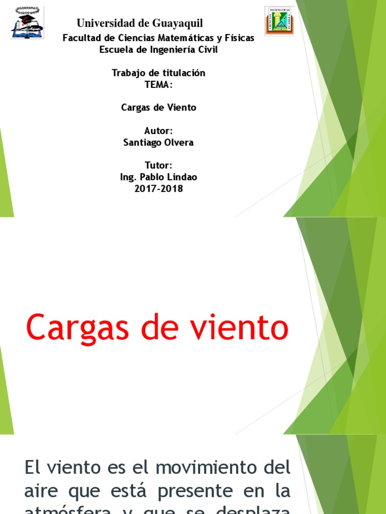 Cargas de Viento y Sismo | PDF | Herida | Barlovento y sotavento